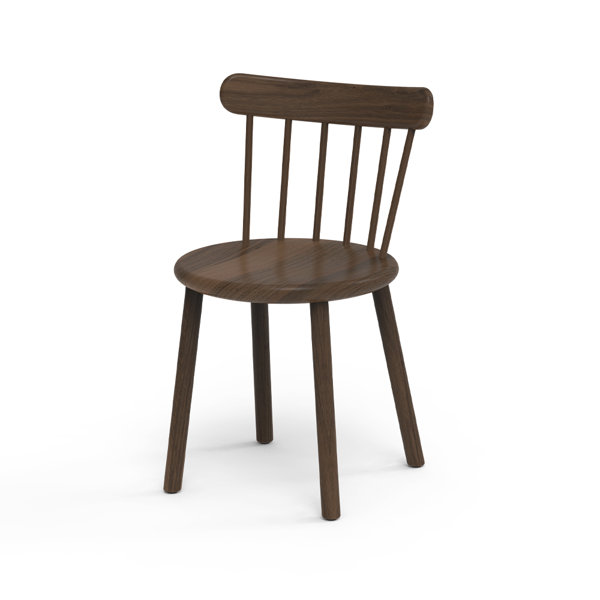 Collect.Studio Ai Dining Chair, Chair with Curved Backrest, Wooden Kitchen Chair, Sturdy Wood ...